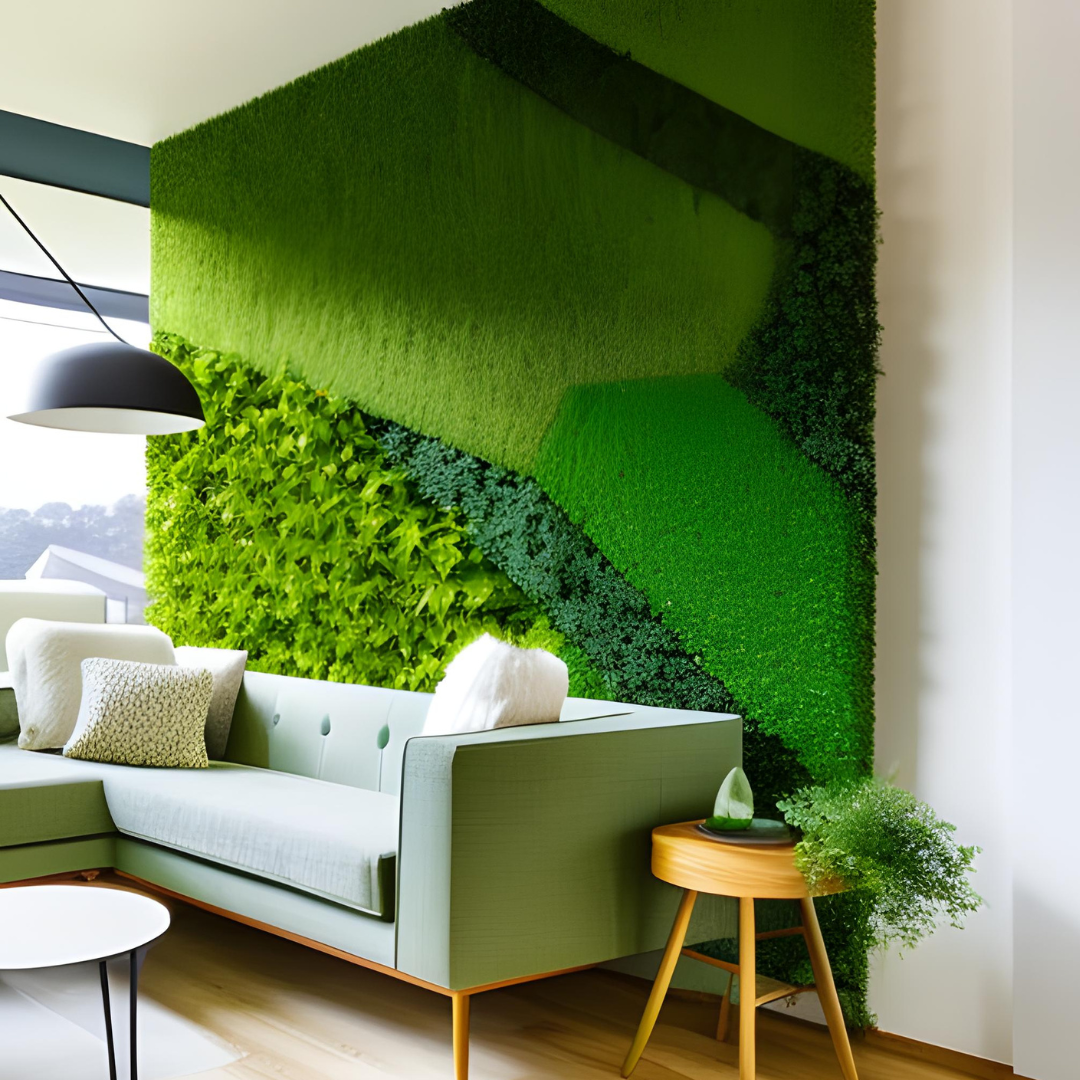 Le mur végétal artificiel intérieur: la décoration à tomber et pas cher